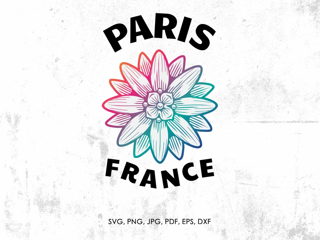 Paris France Svg, Vacation Svg, Png, Jpg, Pdf, Eps, Dxf | Gift, Diy ...