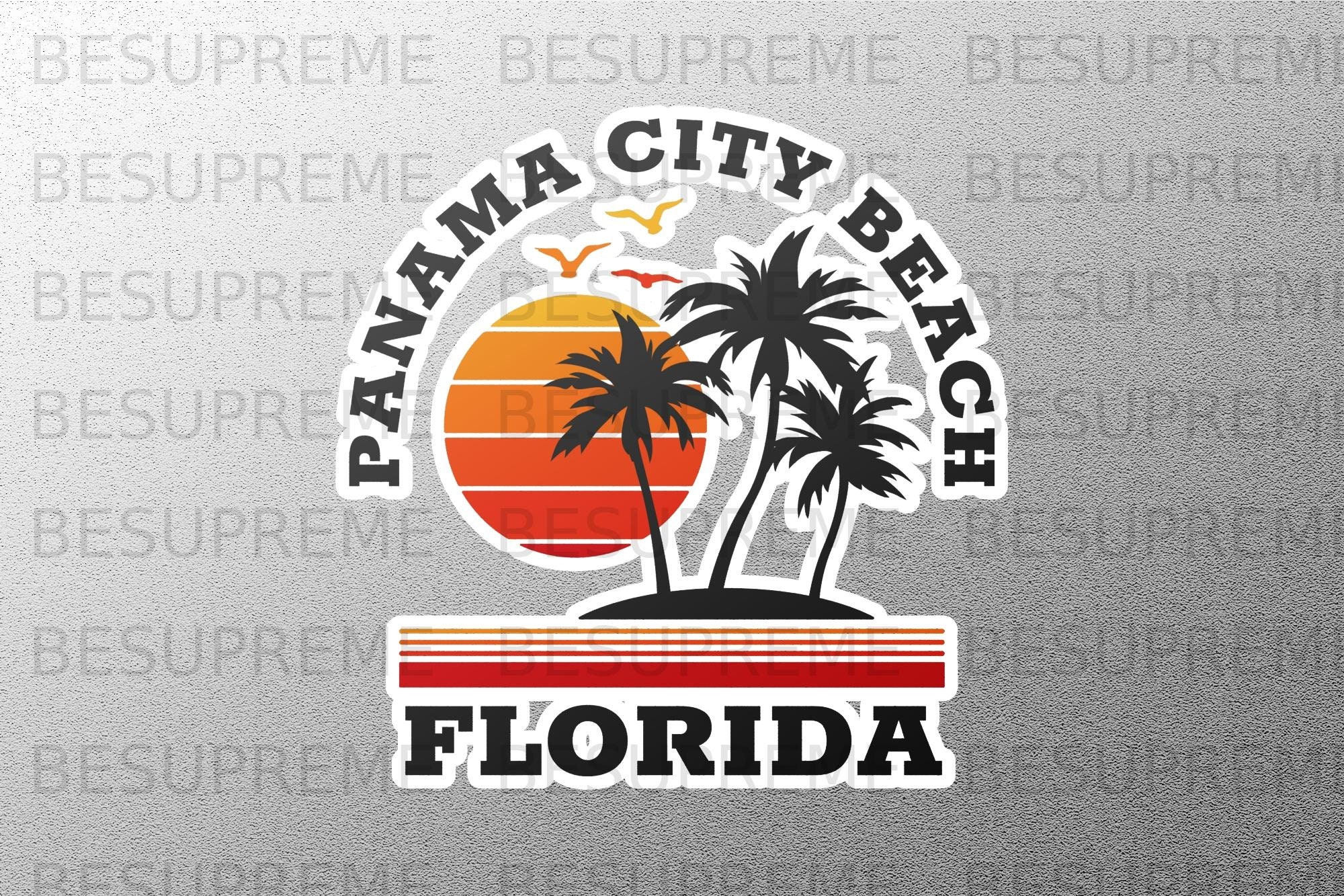 Panama City Beach Florida Svg, Png, Jpg, Pdf, Eps, Dxf | Beach Svg ...