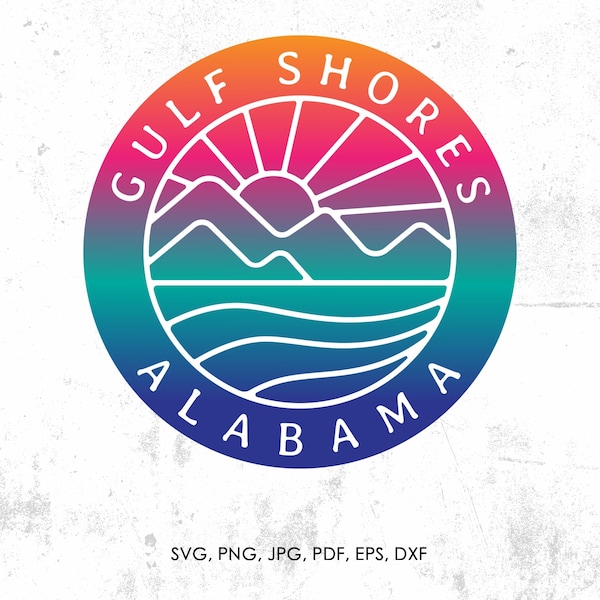 Gulf Shores Alabama Svg - Etsy