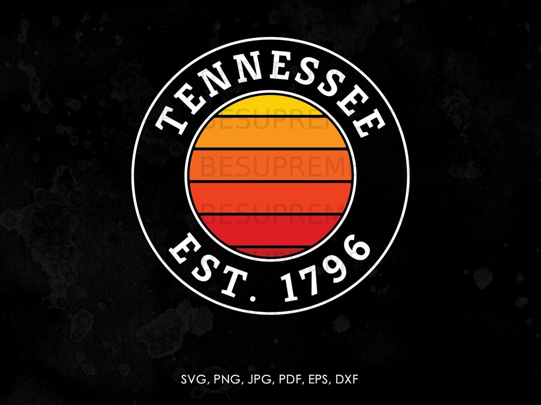Tennessee Svg, Tennessee State Svg | Retro Sunset, United States Png ...