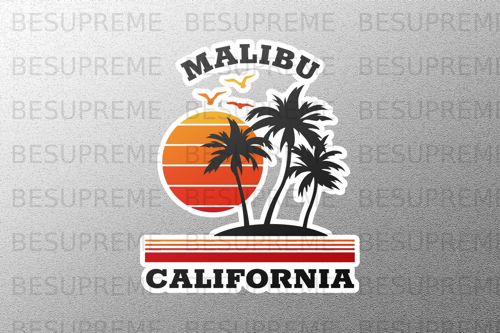 Malibu California Svg, Png, Jpg, Pdf, Eps, Dxf | Beach Svg, Vector ...