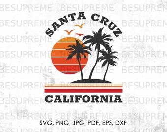 Santa Cruz Svg | Etsy