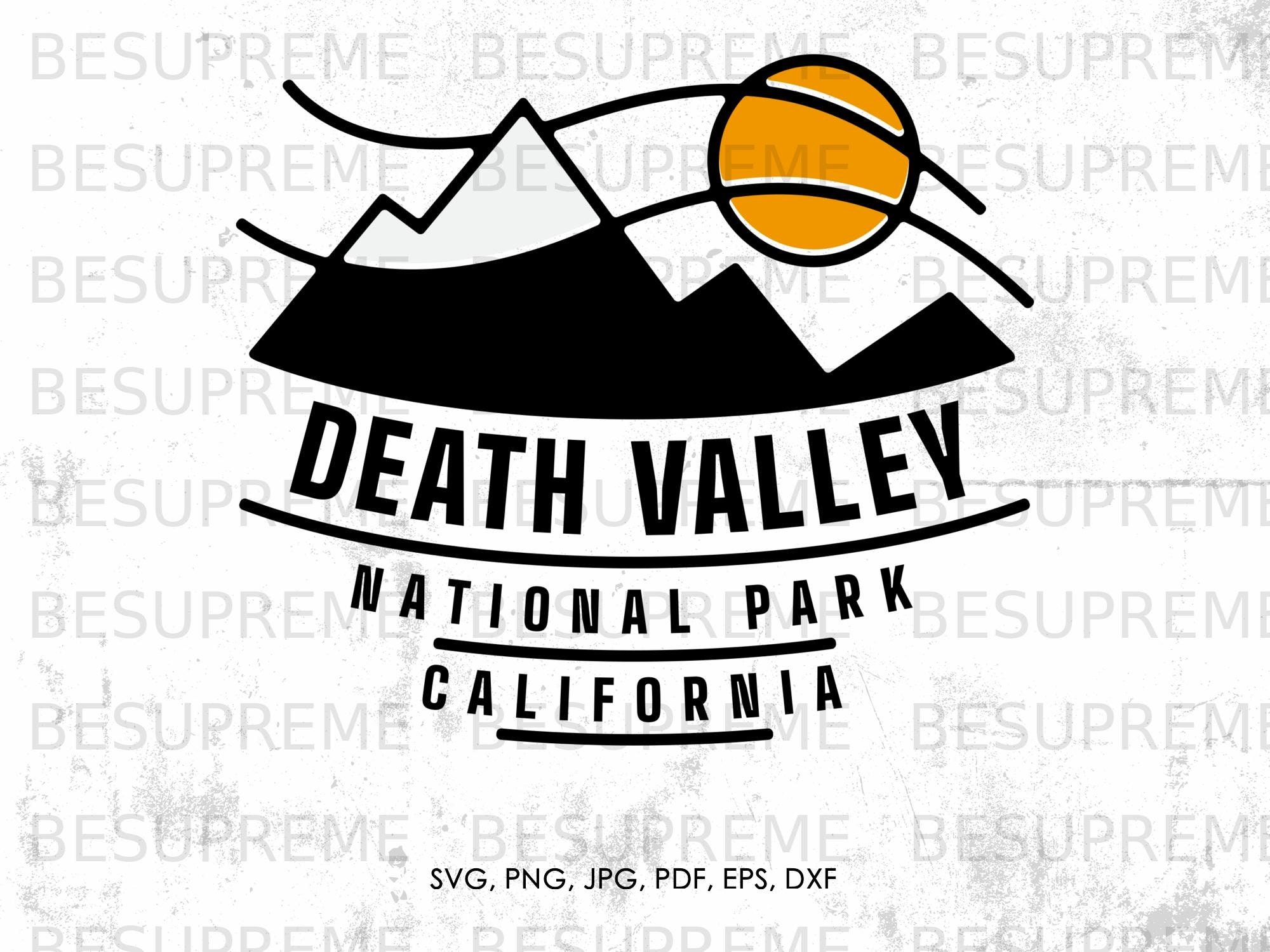Death Valley National Park Svg, Death Valley California Svg, Png, Jpg ...