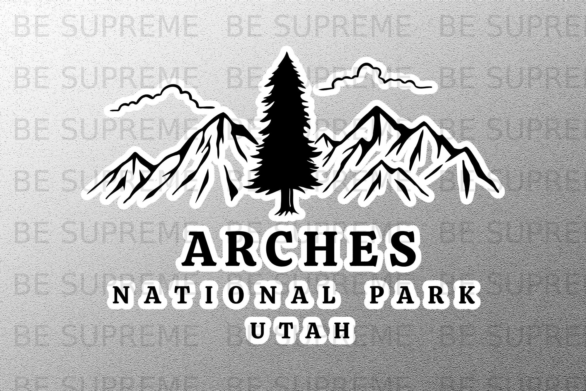Arches Utah Svg, National Park Svg, Png, Jpg, Pdf, Eps, Dxf | Souvenir ...