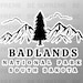 Badlands South Dakota Svg, National Park Svg, Png, Jpg, Pdf, Eps, Dxf ...