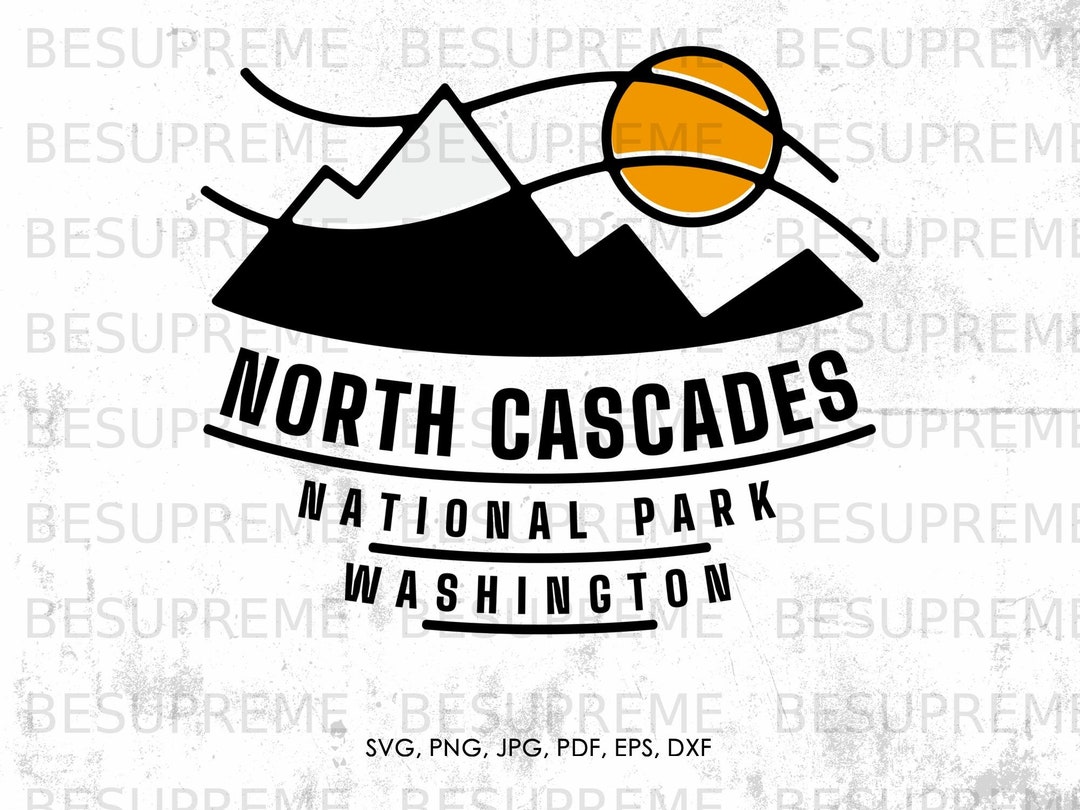 North Cascades National Park Svg, North Cascades Washington Svg, Png ...