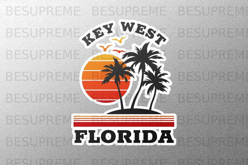 Key West Florida Svg, Png, Jpg, Pdf, Eps, Dxf | Beach Svg, Vector ...