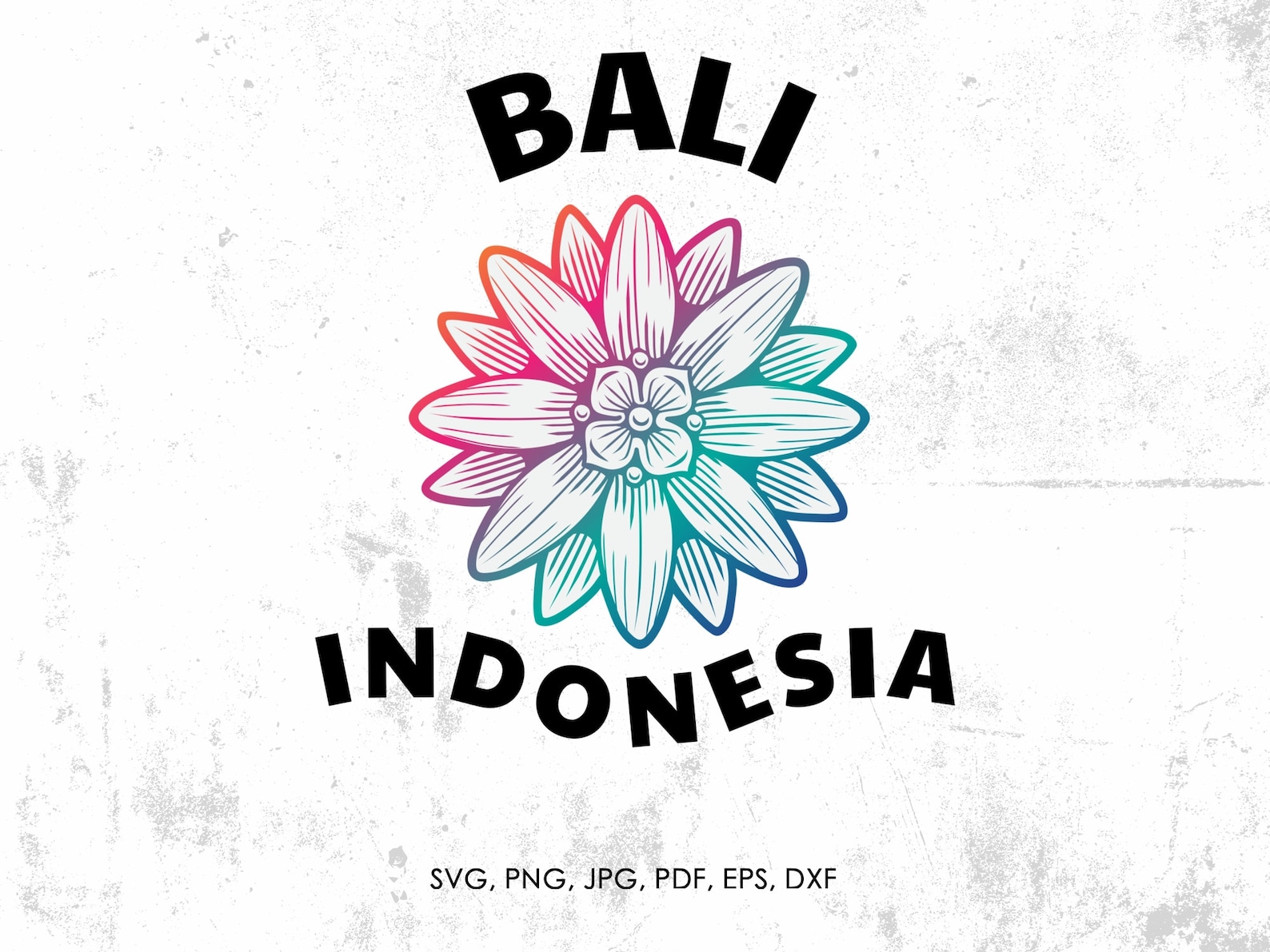 Bali Indonesia Svg, Vacation Svg, Png, Jpg, Pdf, Eps, Dxf | Gift, Diy ...