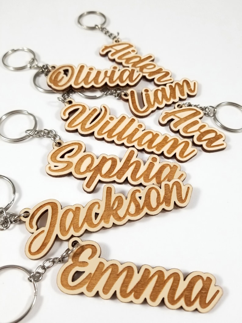Custom Gift Keychains, Keychains, Custom Keychain, Lasercut Keychains ...