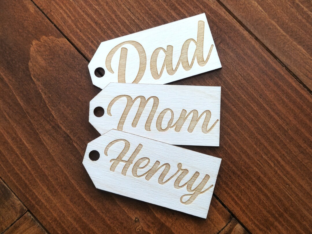 Personalized Gift Tags, Gift Tags, Custom Name Tags, Pet Name Tags ...