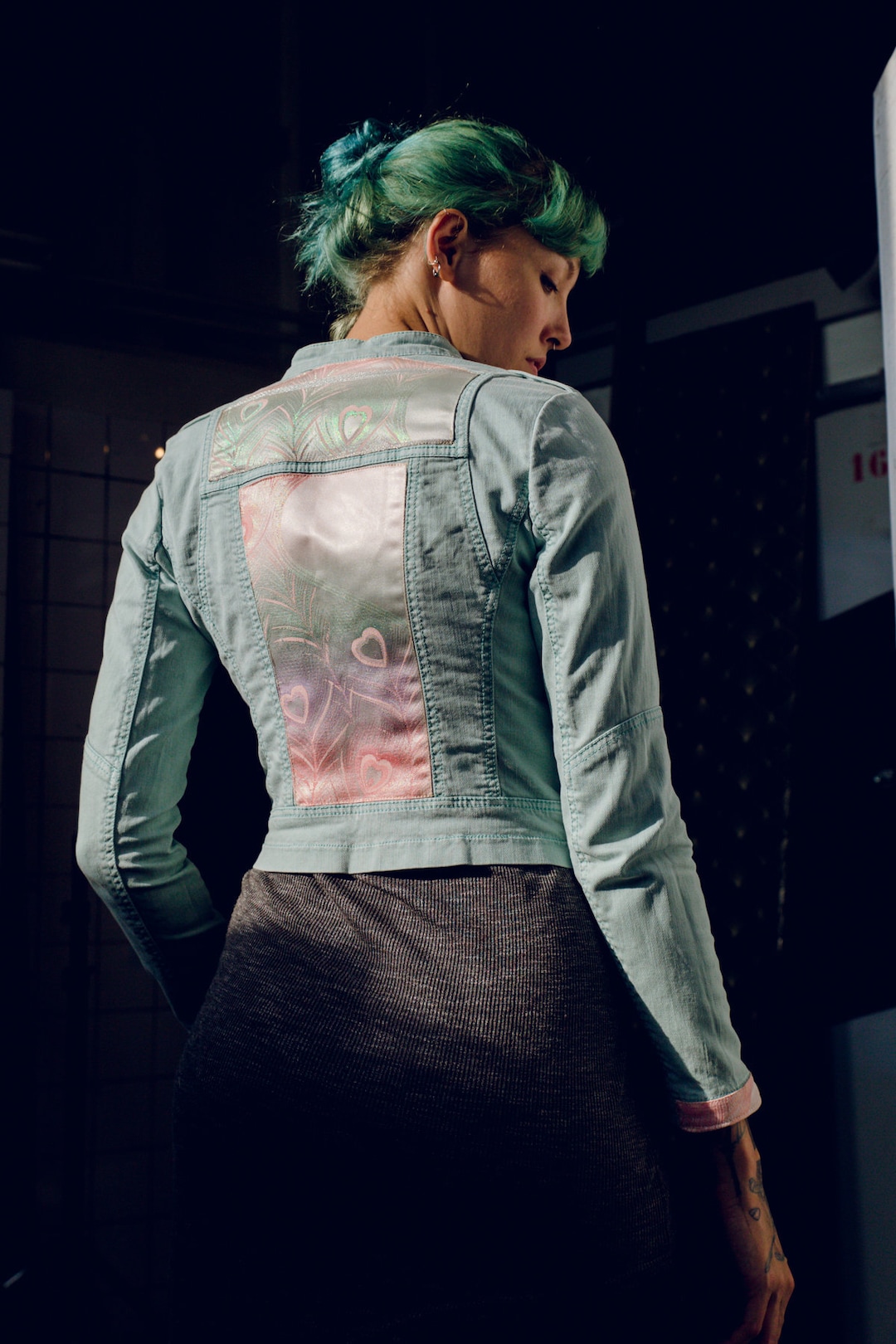 Unique Custom Made Barbie-obi-jacket -> Mint Coloured With Pink, Purple ...
