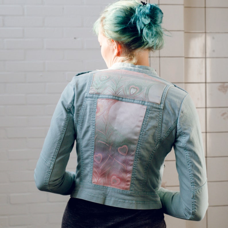 Unique Custom Made Barbie-obi-jacket -> Mint Coloured With Pink, Purple ...