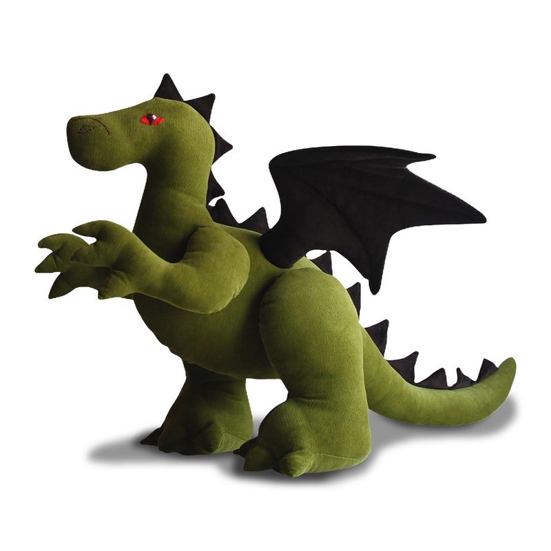 Stuffed Dragon - Etsy