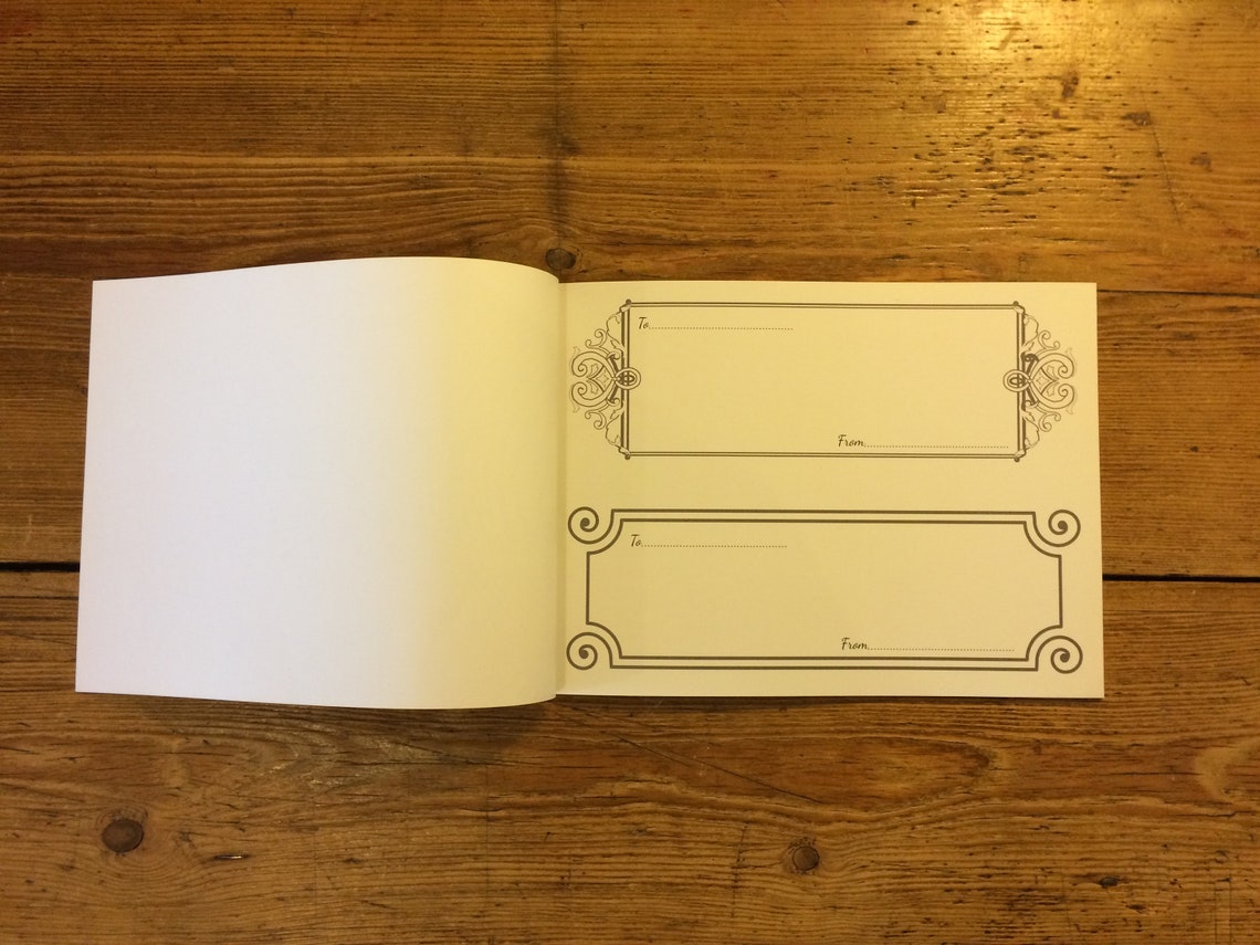 Beautifly Designed Blank Gift Vouchers. Write in a Truly Personalised ...