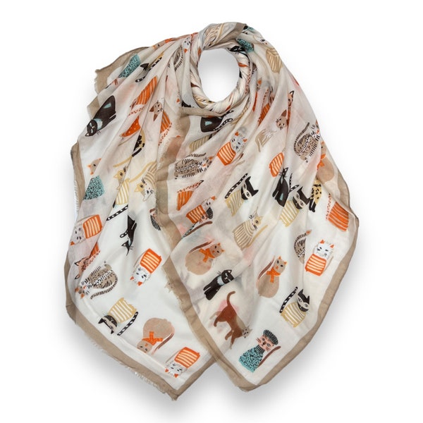 Cat Scarf - Etsy