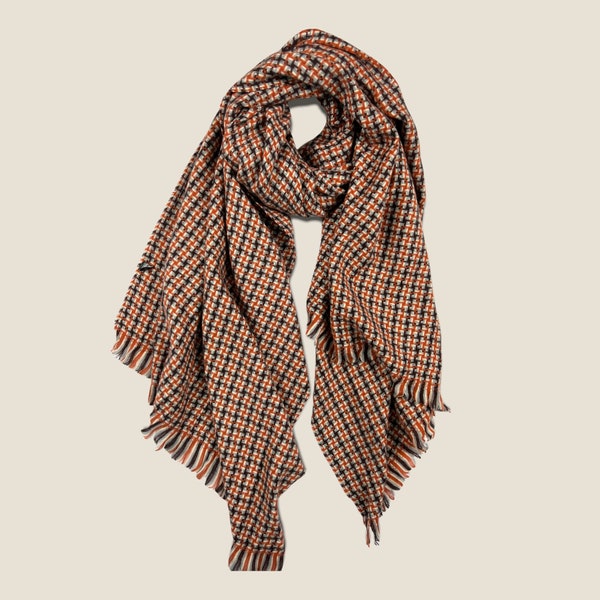 Houndstooth Scarf - Etsy