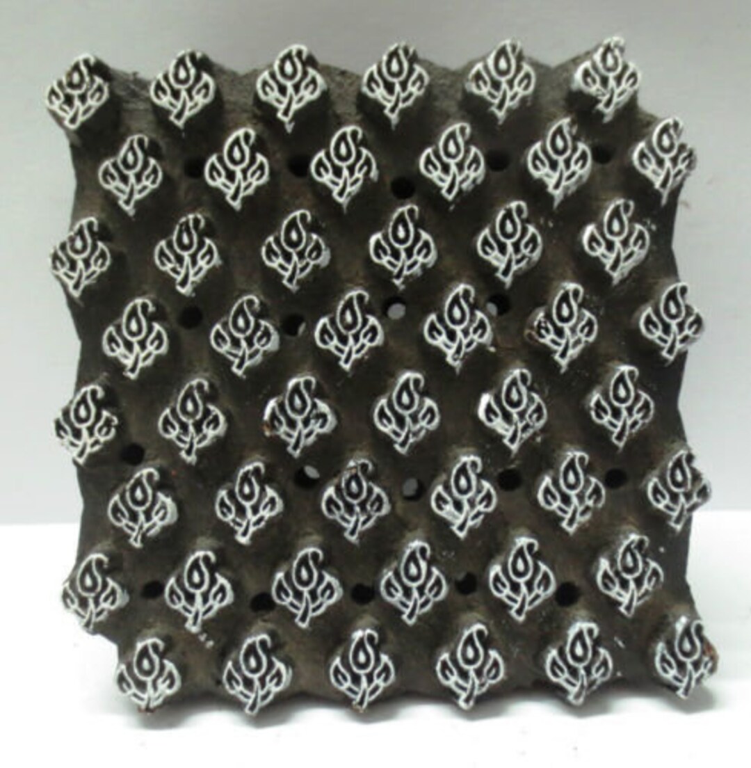 Mughal Buti Motif Hand Carved Wooden Printing Block Wooden - Etsy