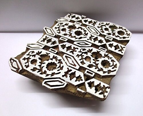 Wooden Blocks Block Hand Carved Textile Printing on Fabric / Stamp ...