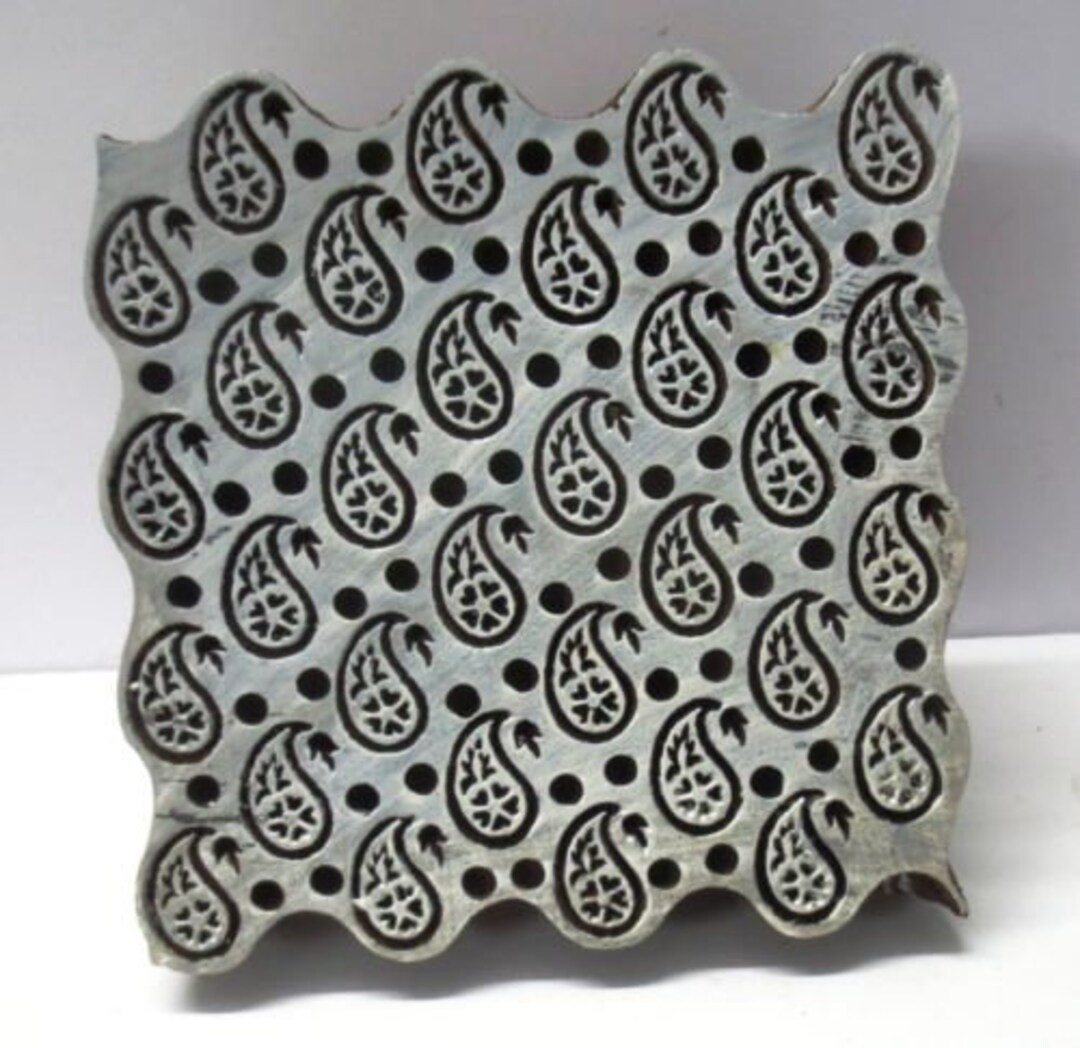 Bold Carving Wooden Block Design Hand Carved Block Print Wood Stamps ...