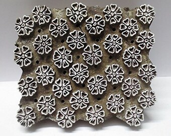 Vintage Wooden Block Stamps Hand Carved Textile Printing on | Etsy