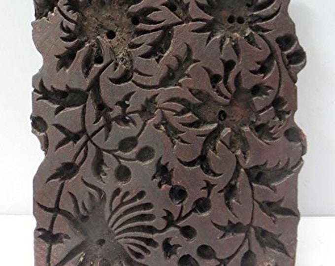 Hand Carved Wooden Printing Blocks Wooden Printing Stamp Textile Wood ...