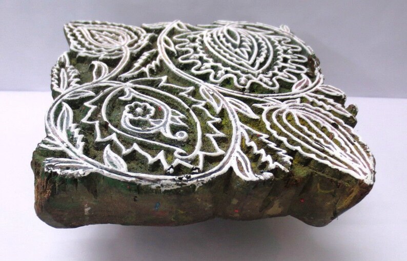 Indian Wooden Block Design Hand Carved Block Print Wood Stamps Wooden ...