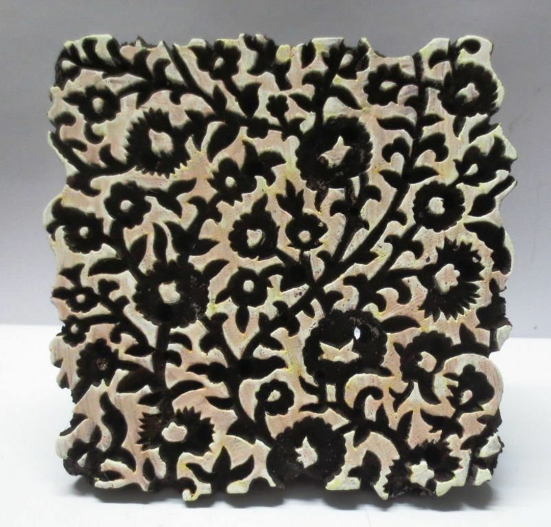 Vintage Hand Carved Wooden Printing Blocks Wooden Printing Stamps ...