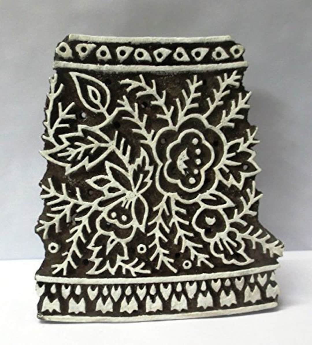 Traditional Ethnic Wooden Blocks Block Hand Carved Textile Printing on ...