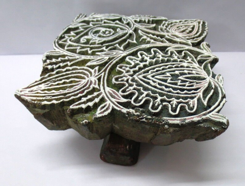 Indian Wooden Block Design Hand Carved Block Print Wood Stamps Wooden ...