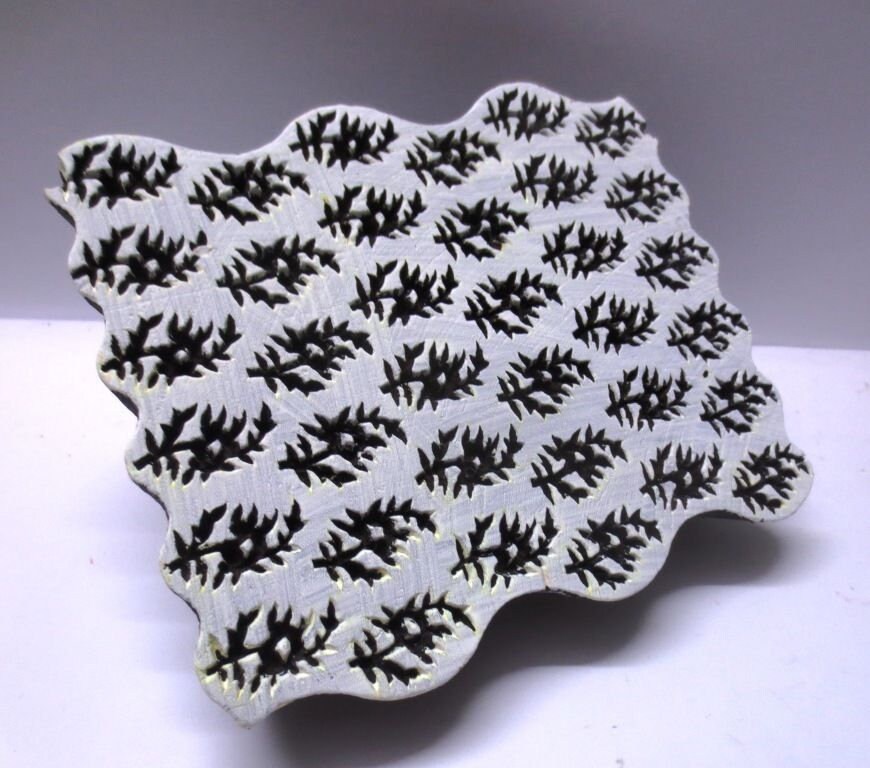Indian Wooden Block Design Hand Carved Block Print Wood Stamps Wooden ...