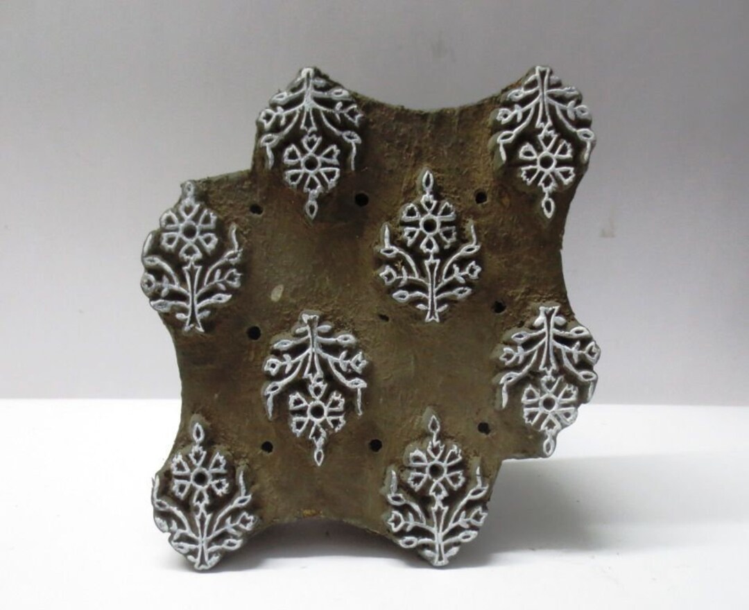 Indian Wooden Block Design Hand Carved Block Print Wood Stamps Wooden ...