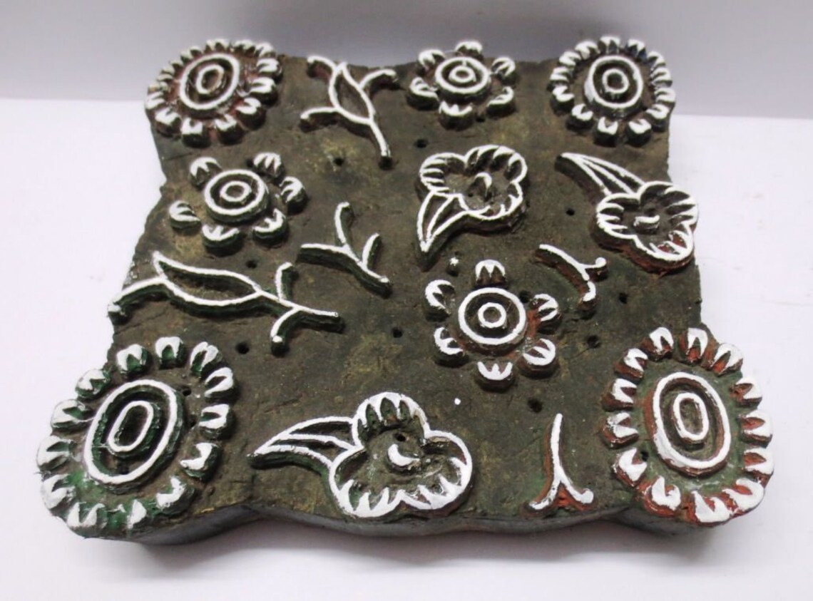 Indian Wooden Block Design Hand Carved Block Print Wood Stamps Wooden ...