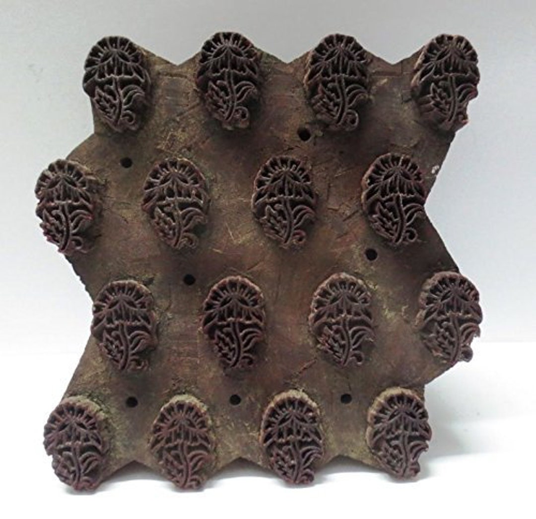 Vintage Hand Carved Wooden Printing Blocks Wooden Printing Stamps ...