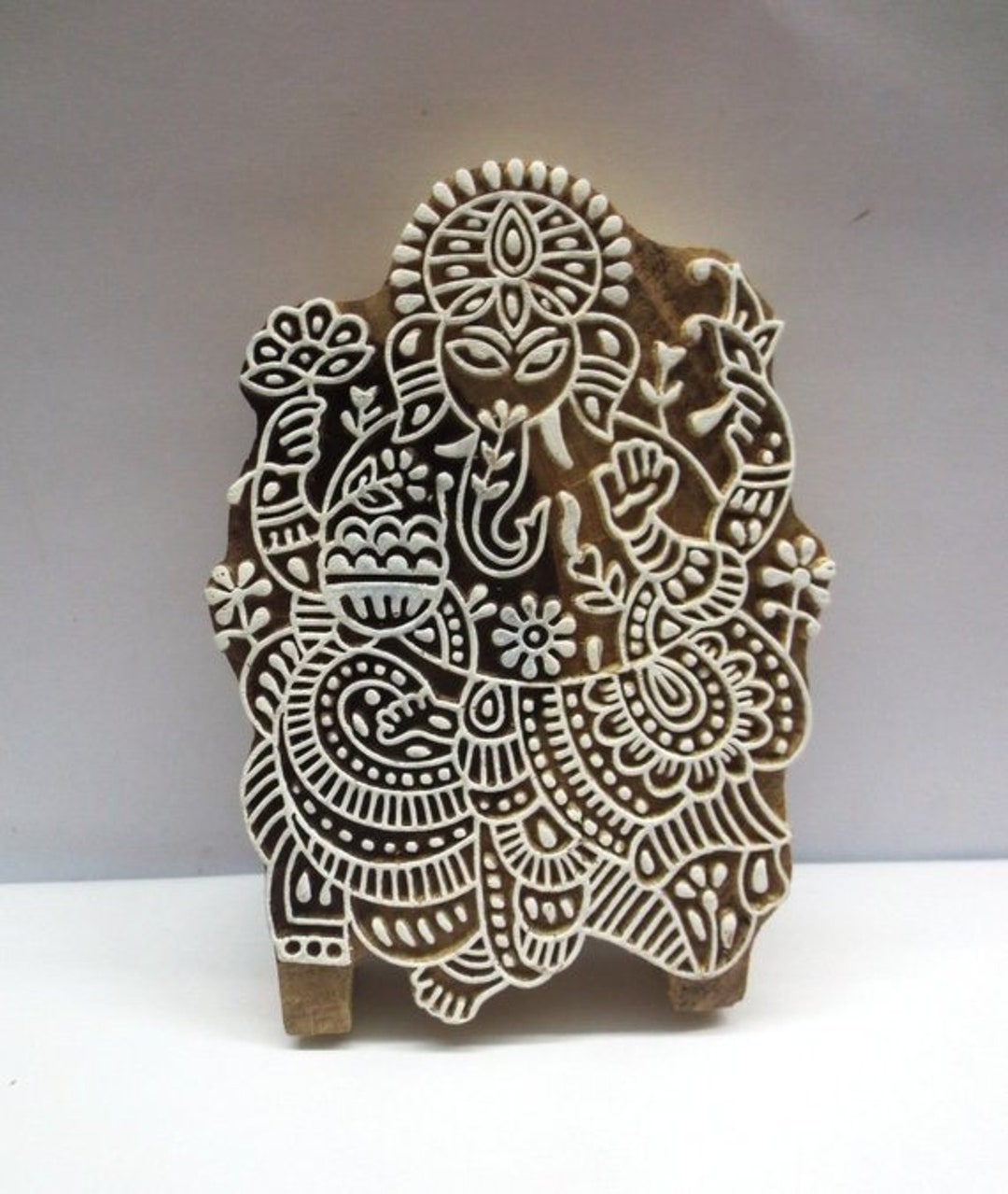 Indian Wooden Blocks Block Hand Carved Textile Printing on Fabric Stamp ...