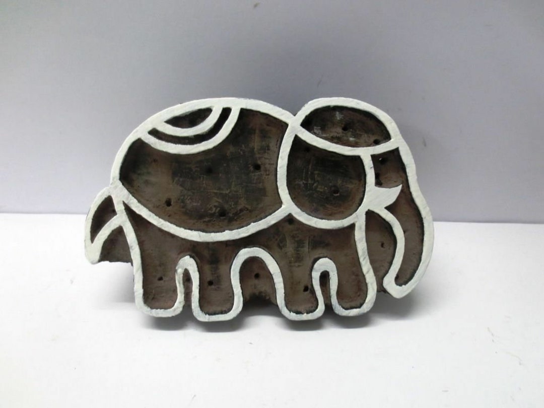 Wood Hand Carved Wooden Printing Blocks Wooden Printing Stamps Textile ...