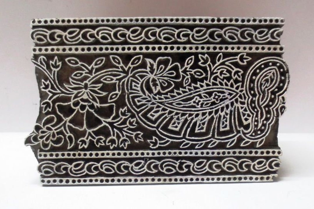 Indian Hand Carved Wooden Printing Blocks Wooden Printing Stamps ...