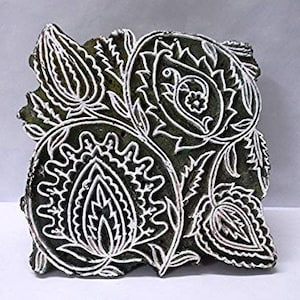 Indian Wooden Block Design Hand Carved Block Print Wood Stamps Wooden ...