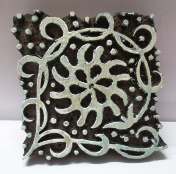 Indian Wooden Block Design Hand Carved Block Print Wood Stamps - Etsy