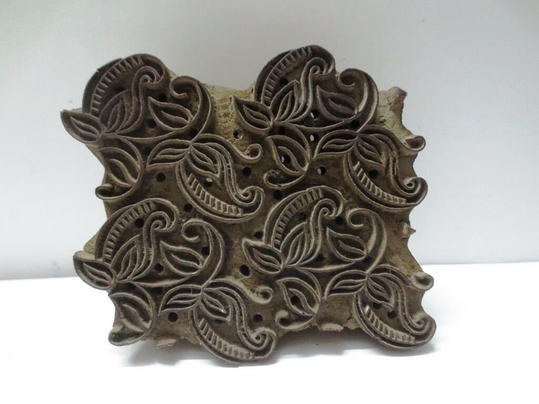 Vintage Old Hand Carved Wooden Printing Blocks Wooden Printing Stamps ...