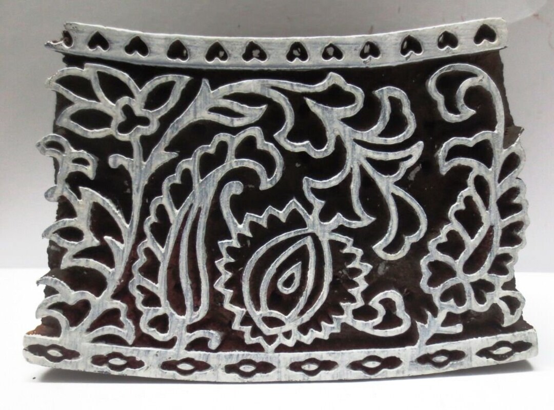 Indian Wooden Block Design Hand Carved Block Print Wood Stamps Wooden ...