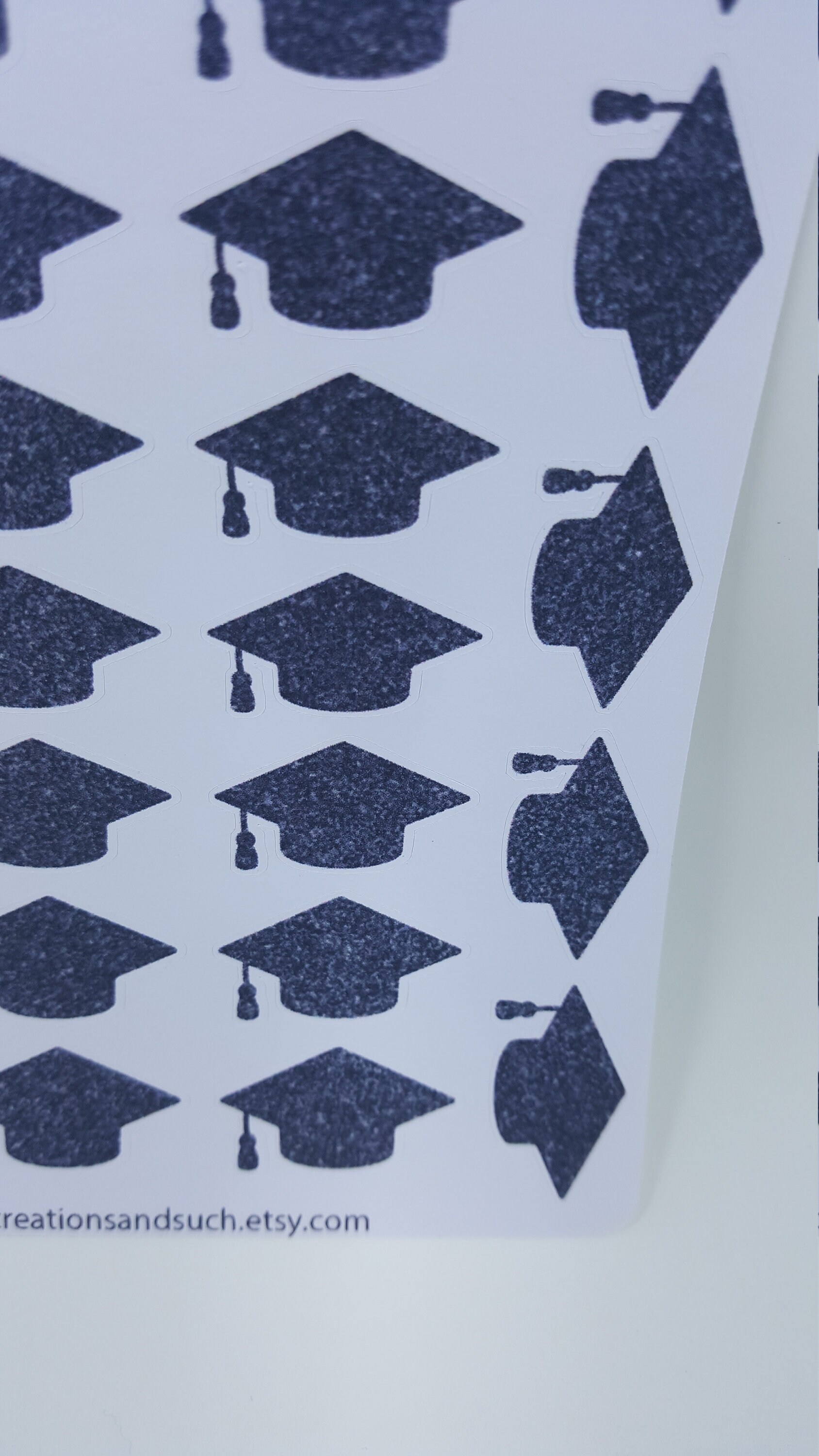 Graduation Cap Sticker Sheet Envelope Seals Gift for Her - Etsy