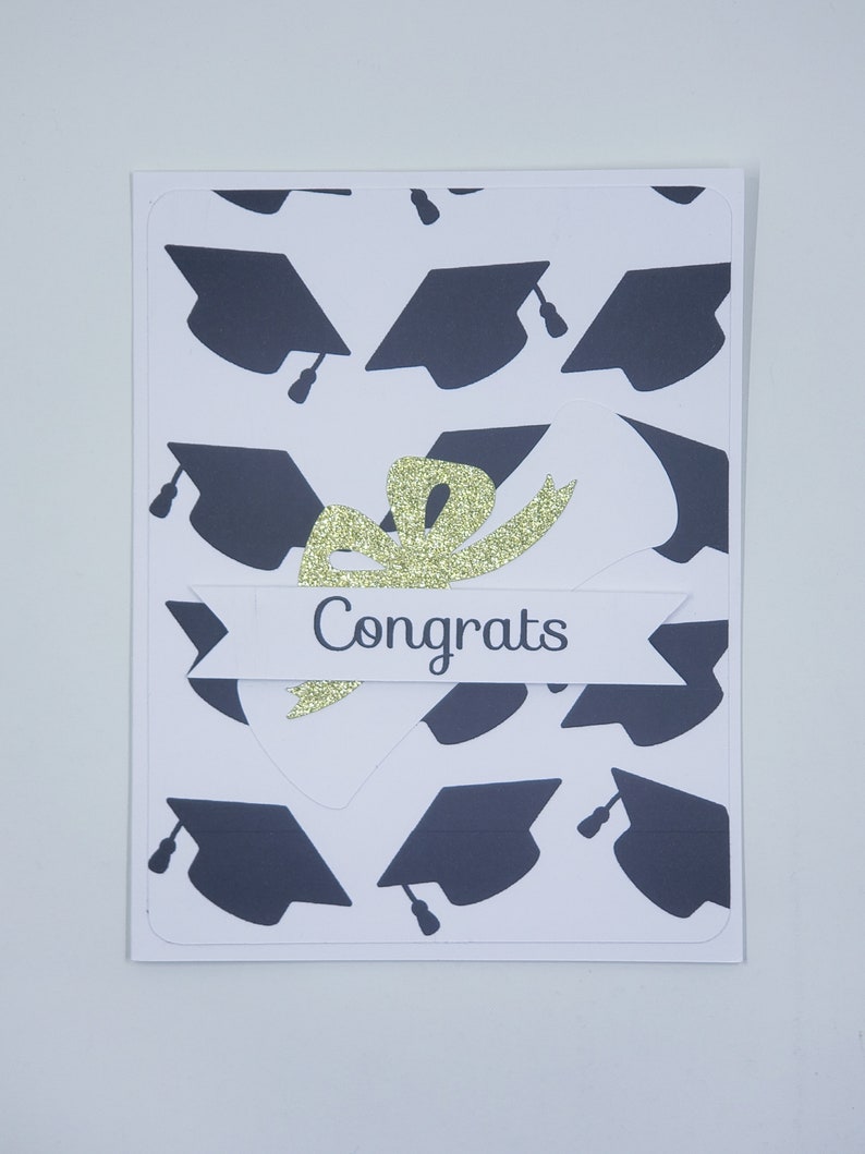 Congrats Graduation Cap Card Diploma Envelope Seals Gift - Etsy