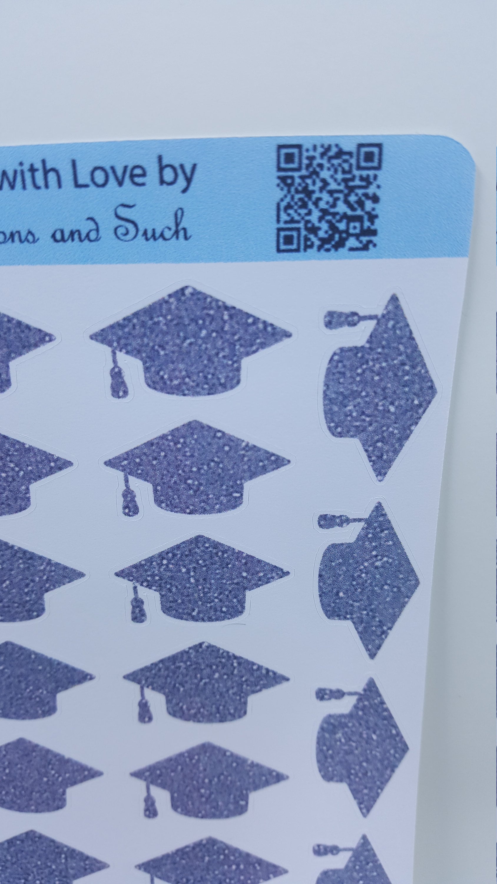 Graduation Cap Sticker Sheet Envelope Seals Gift for Her | Etsy