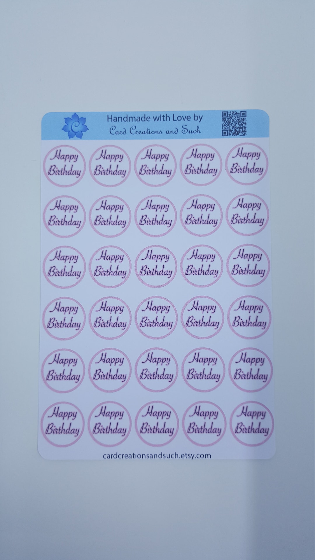 Happy Birthday Candy Favor Stickers, Colorful Envelope Seals, Gift for ...