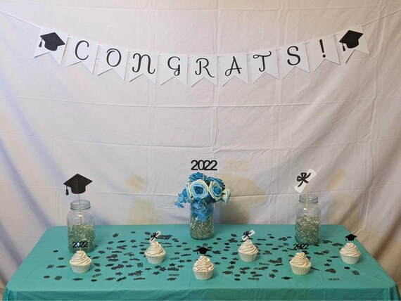 Graduation Party Pack Matching Party Décor Banner Toppers - Etsy