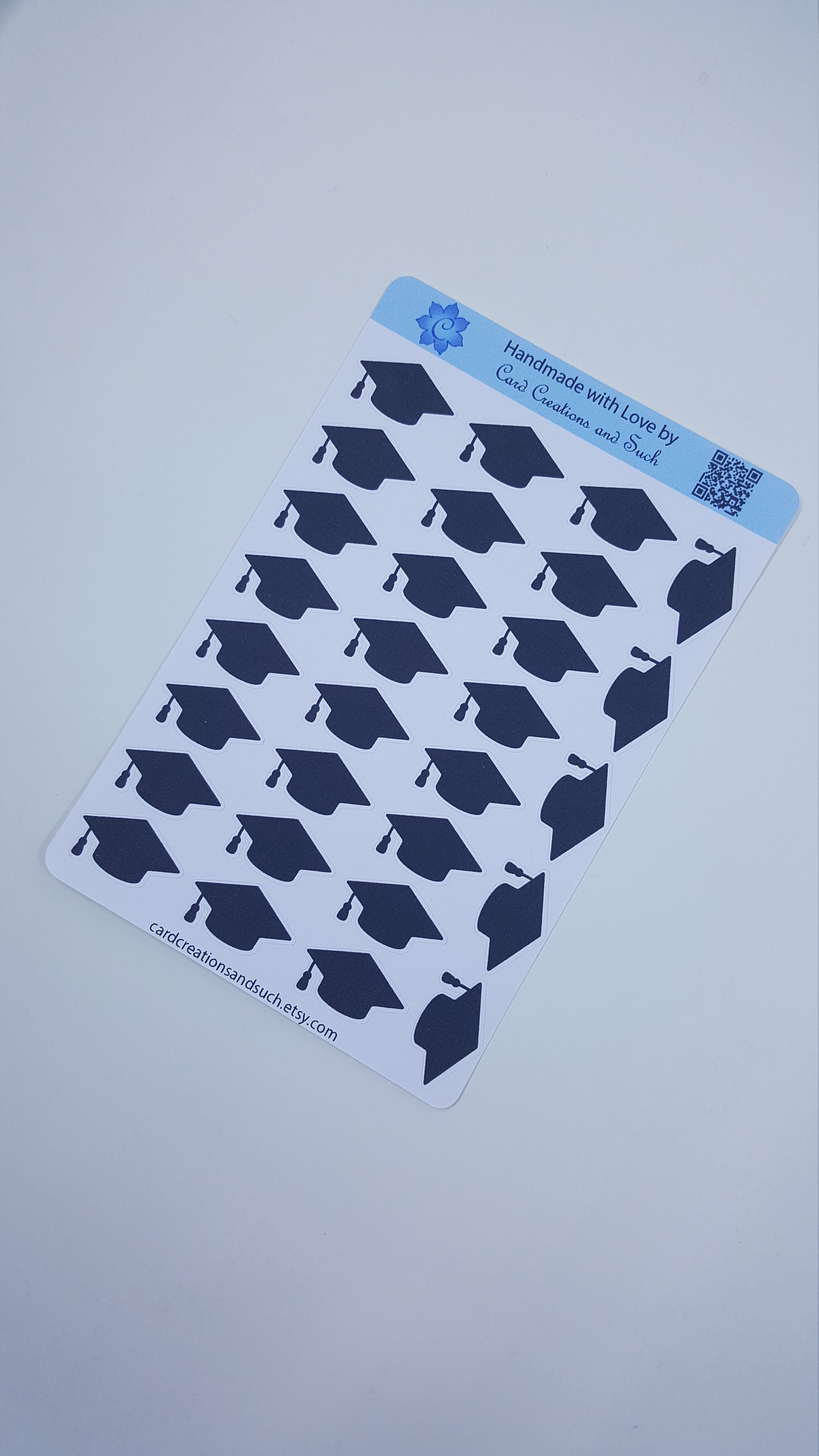 Graduation Cap Sticker Sheet, Envelope Seals, Gift for Her, Planner ...