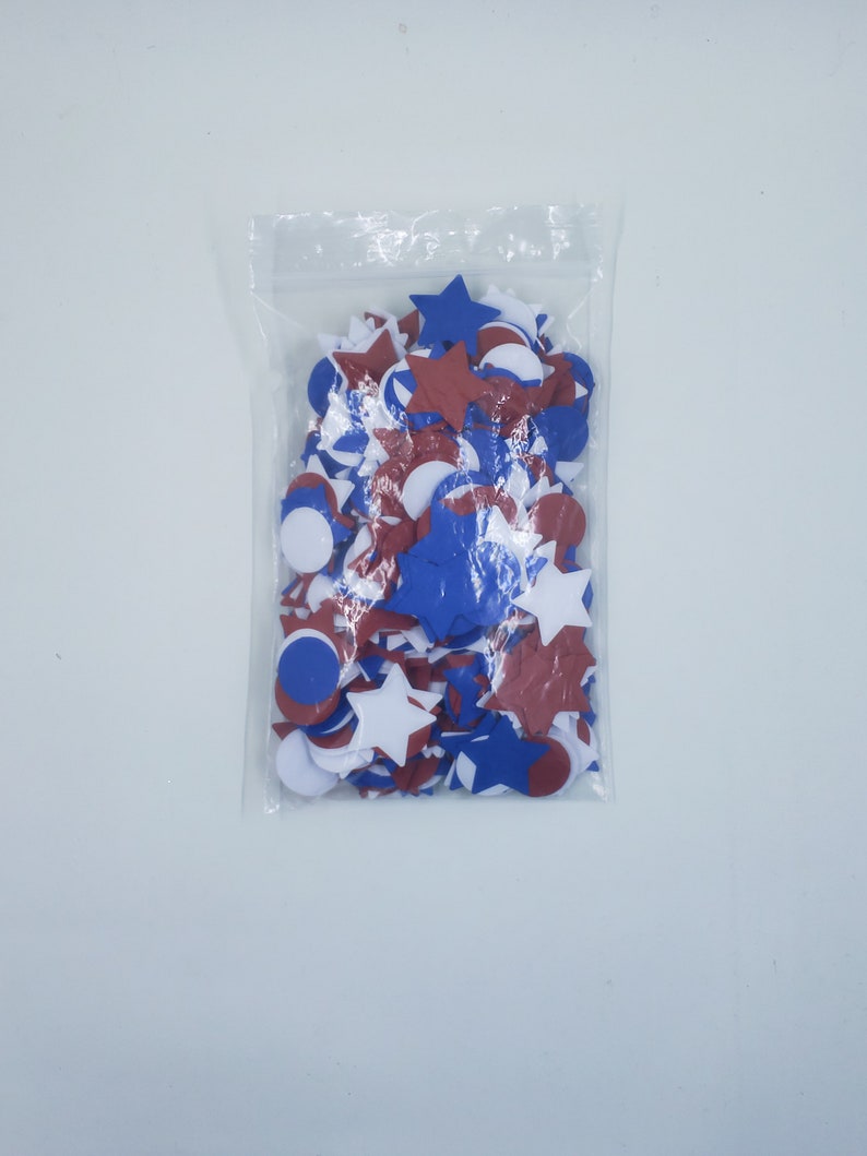 4th of July Confetti, Independence Day, Freedom, America, Stars and ...