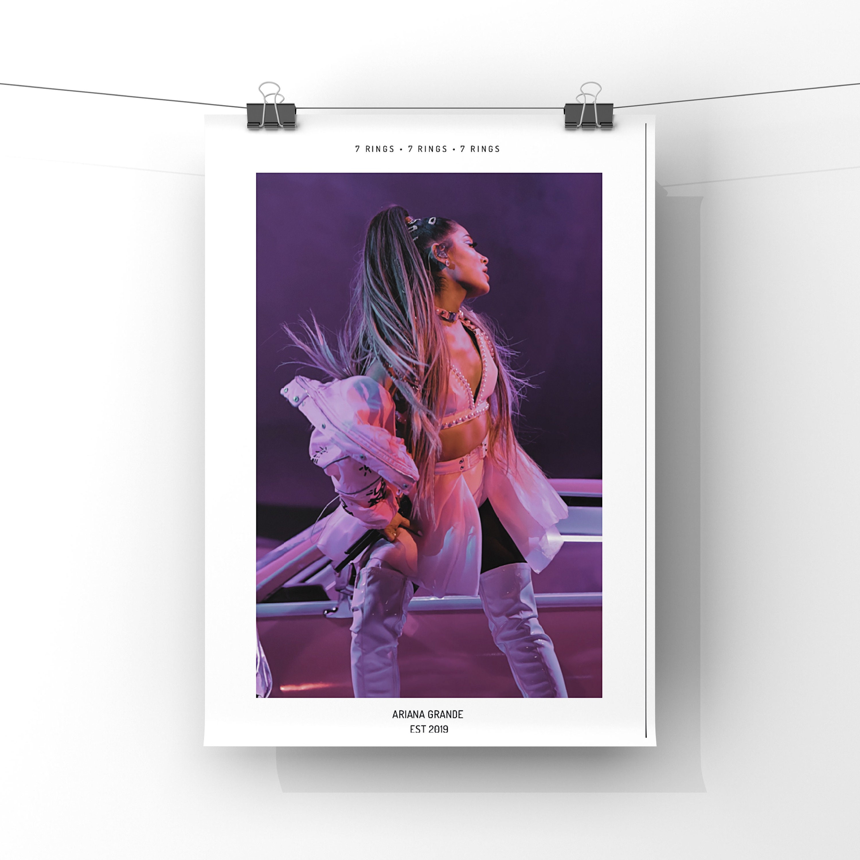 Thank U Next Album Cover Ariana Grande - Etsy