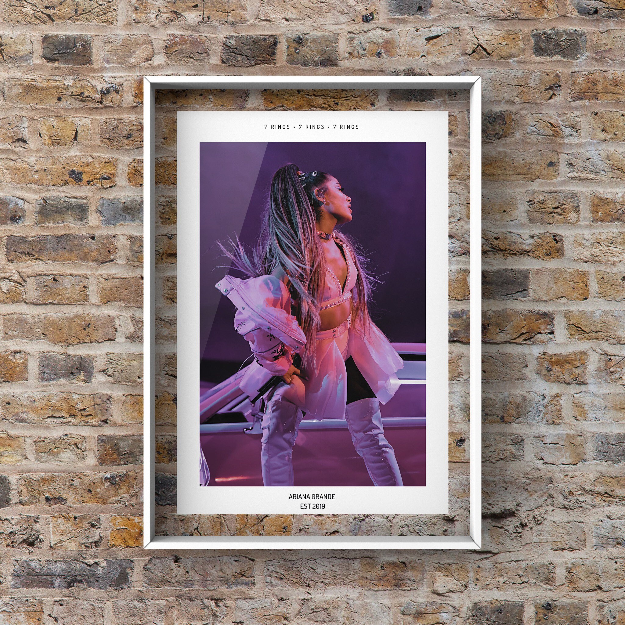 Thank U Next Album Cover Ariana Grande Posters Designed & Sold By Mila
