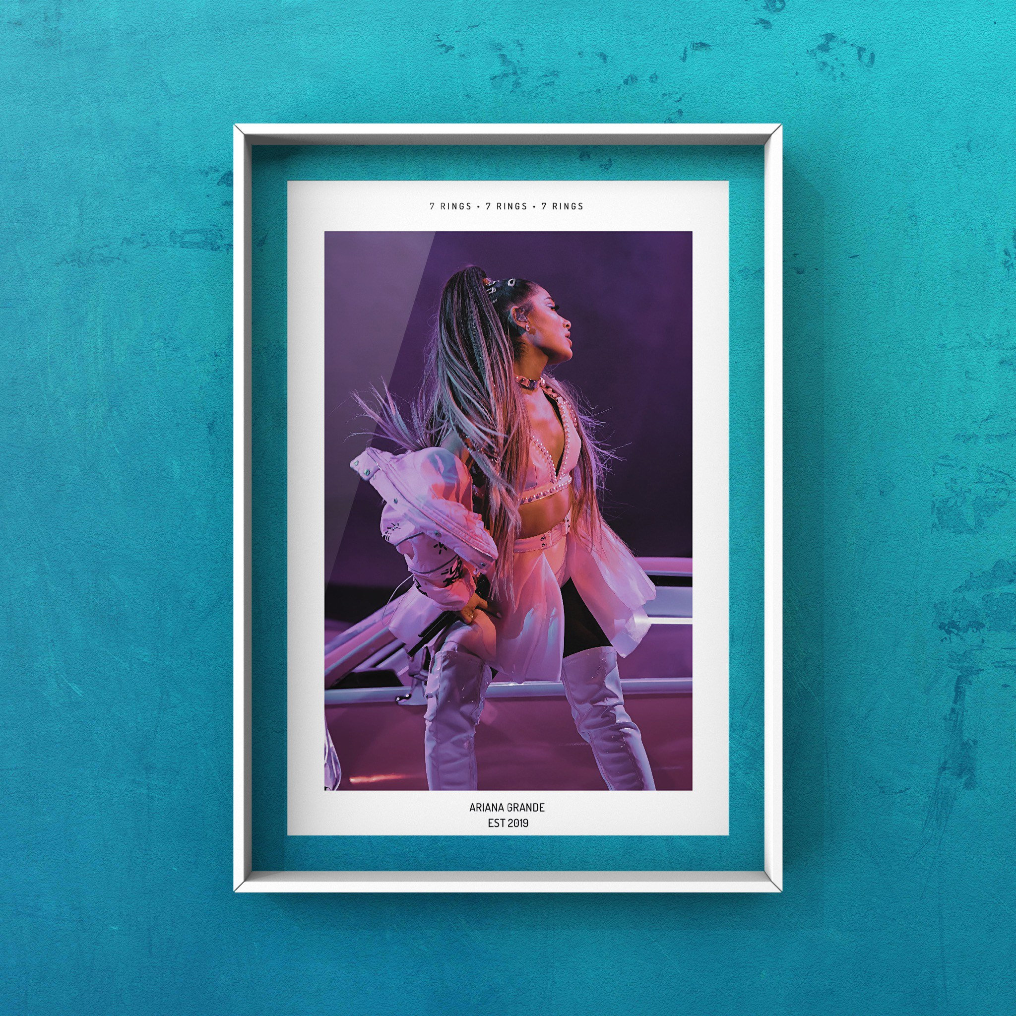Thank U Next Album Cover Ariana Grande Posters Designed & Sold By Mila